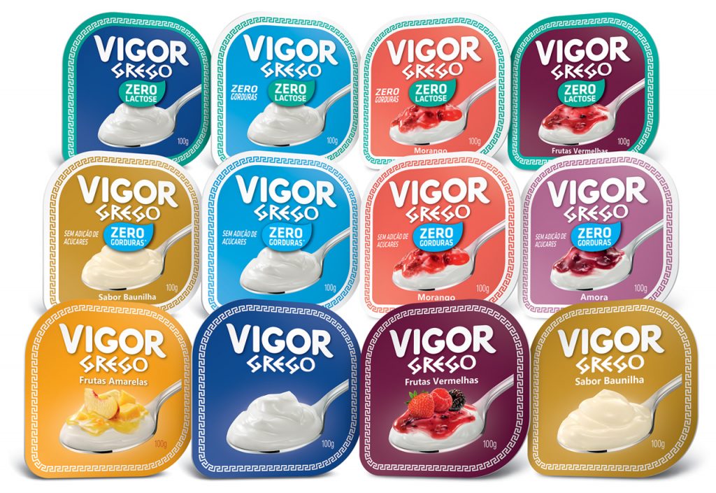 Lançamento da linha de Iogurtes Vigor - M Design