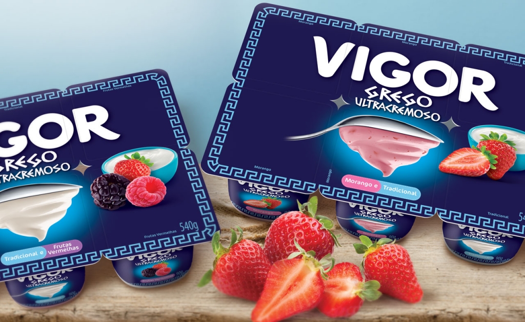 Lançamento da linha de Iogurtes Vigor - M Design