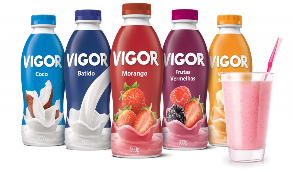 Lançamento da linha de Iogurtes Vigor - M Design