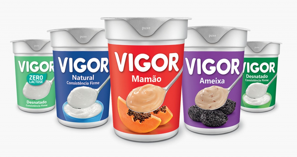 Lançamento da linha de Iogurtes Vigor - M Design